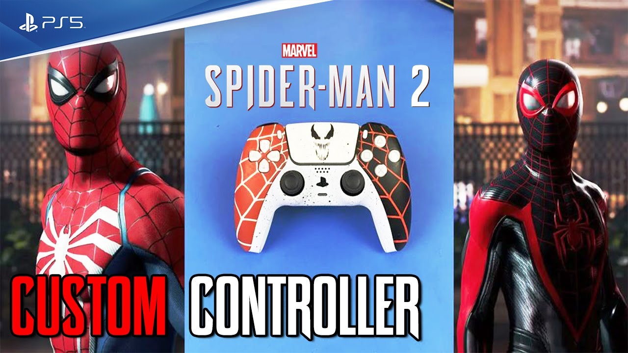 This Marvel's Spider-Man 2 Custom Controller Is AMAZING!! - YouTube