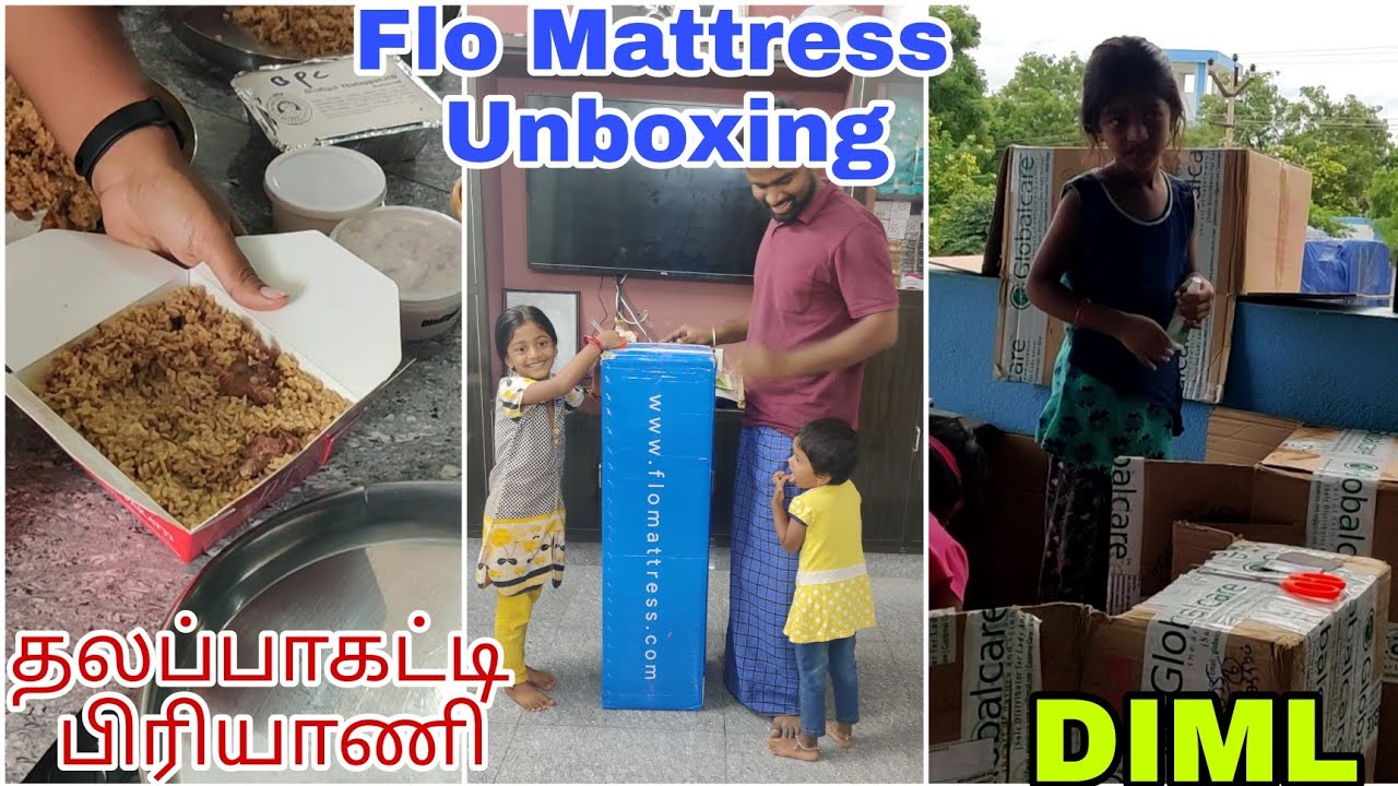 A Happy Day Vlog | Flo Memory foam mattress unboxing & review | New ...