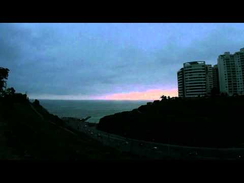 Puesta de sol dede Barranco, Lima Perú