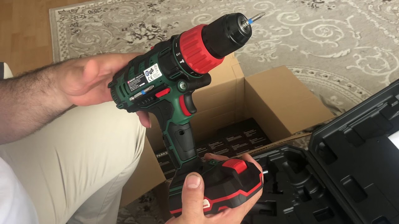 Parkside 3 in 1 akku schlagbohrschrauber boormachine matkap PSBSA 20-Li ...