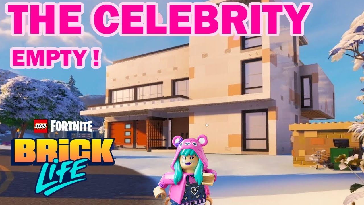 The Celebrity House Empty Showcase in Lego Fortnite Brick Life - YouTube