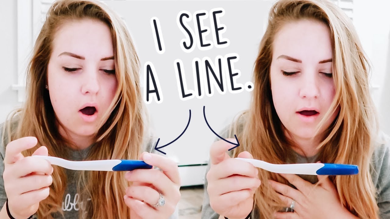 I See a Second Line || Live Pregnancy Test 2020 - YouTube
