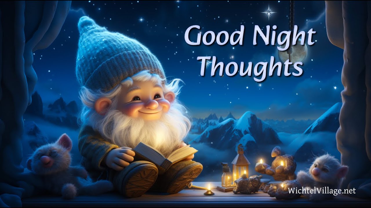 A Magical Good Night 🌙 | Relaxing Gnome Animation & Gentle Poem - YouTube