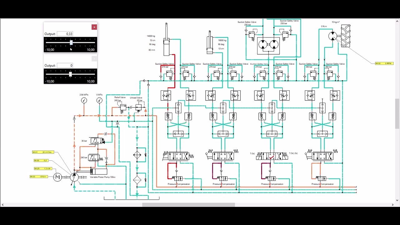 Load Sensing Variable Displacement Pump 100cc, Rexroth A10VSO100 DFR1 ...