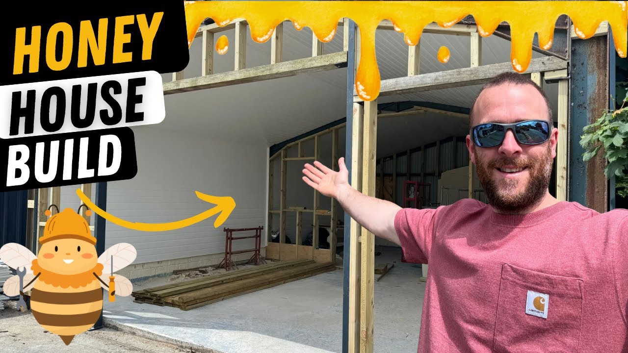 New Honey House Is Under Construction! - YouTube