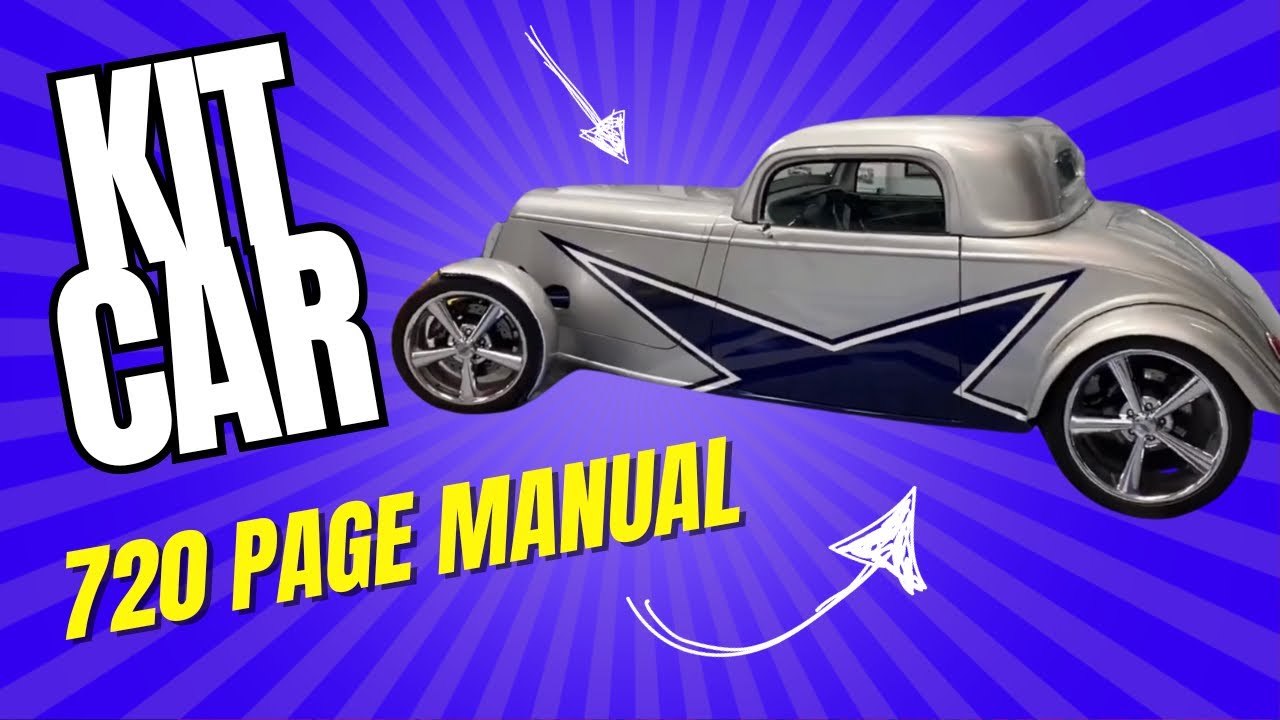 720 Page Kit Car Manual Factory Five Racing 1933 Ford Replica Build ...