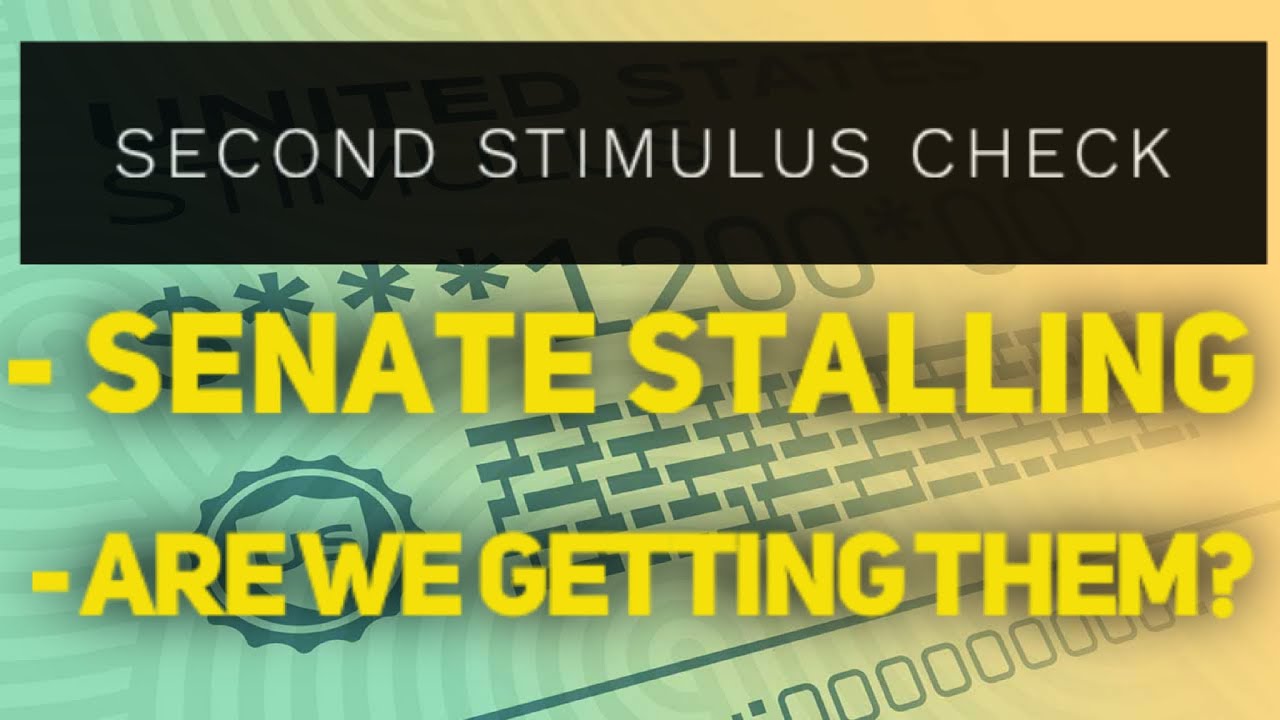2nd Stimulus Check Update: Are We Getting Checks? - YouTube