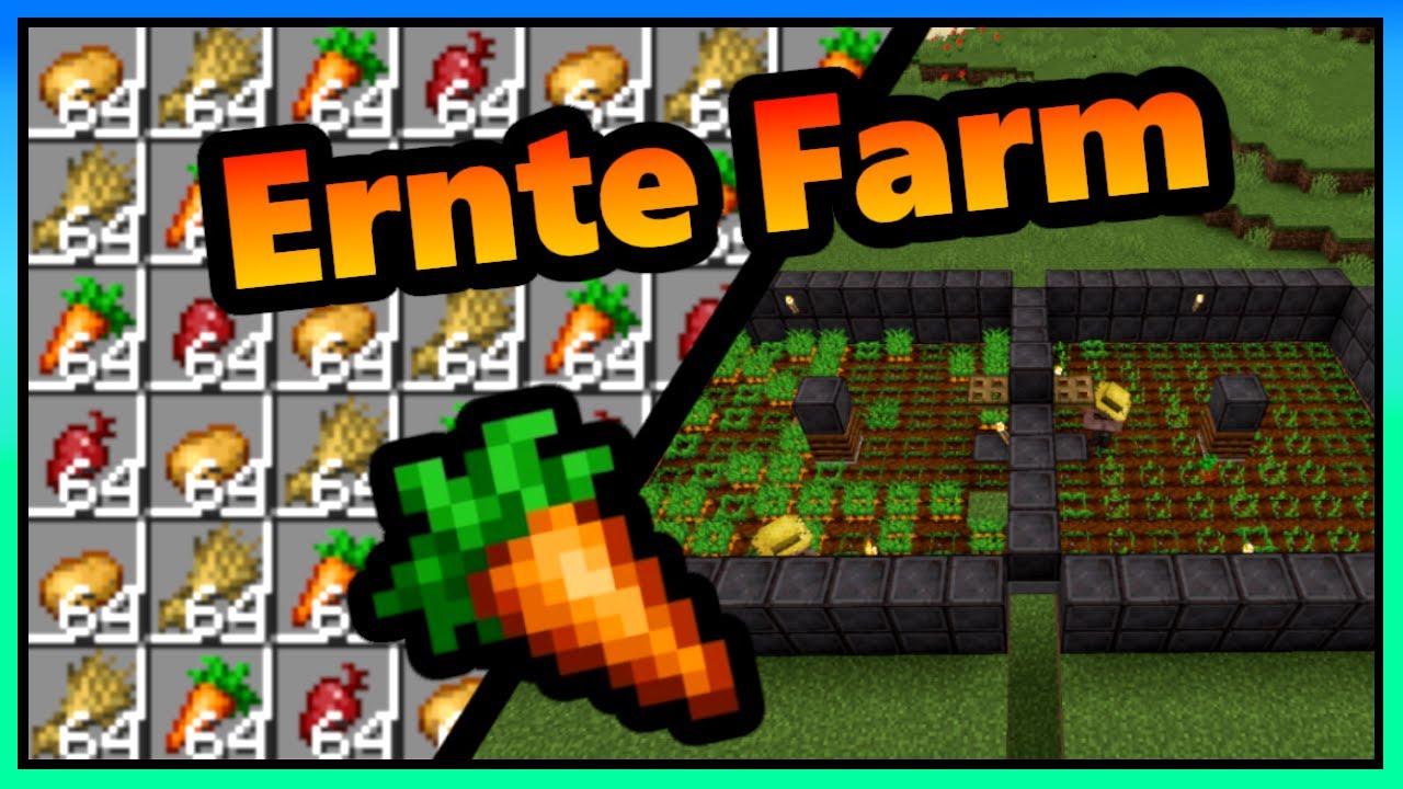 Minecraft Gemüse Farm (Automatisch) | Java + Bedrock 1.21+ - YouTube