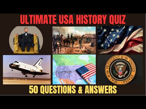 Ultimate USA History Quiz: 50 American Trivia Questions! - YouTube