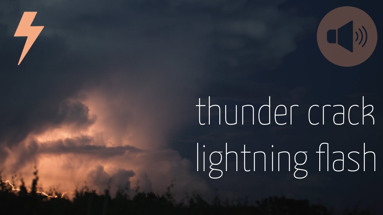 Real Thunder Sounds For Sleeping - YouTube