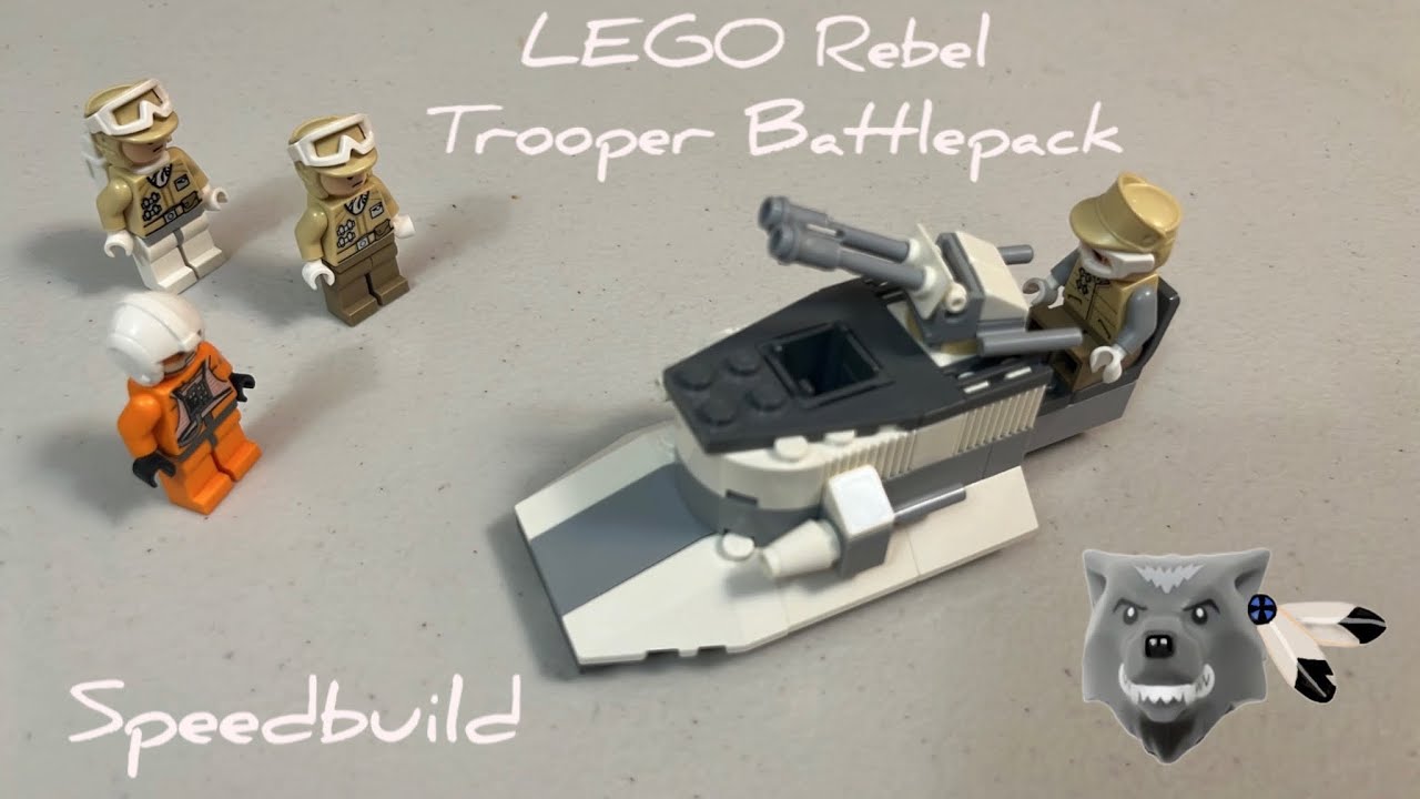 LEGO Rebel Trooper Battle Pack - YouTube