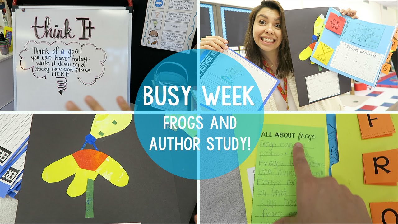 Frogs Week and an Author Study ~ Vlog - YouTube