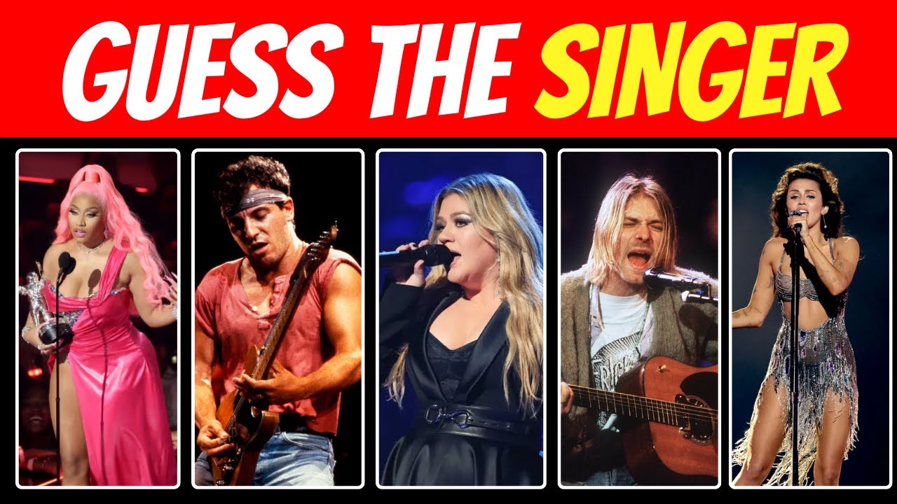 Guess The Singer in 5 Seconds | USA Singer Quiz 2024 - YouTube