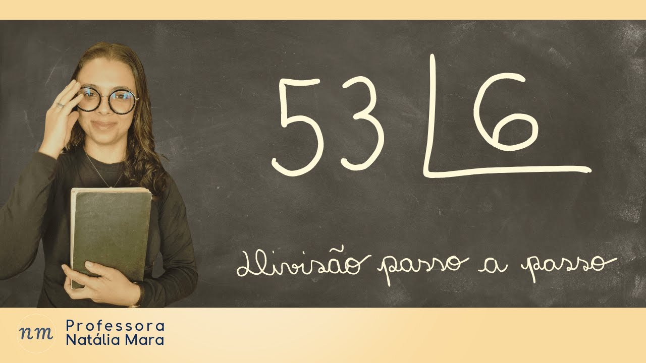 53÷6 | 53/6 | 53 dividido por 6| Como dividir 53 por 6? | Como ensinar ...