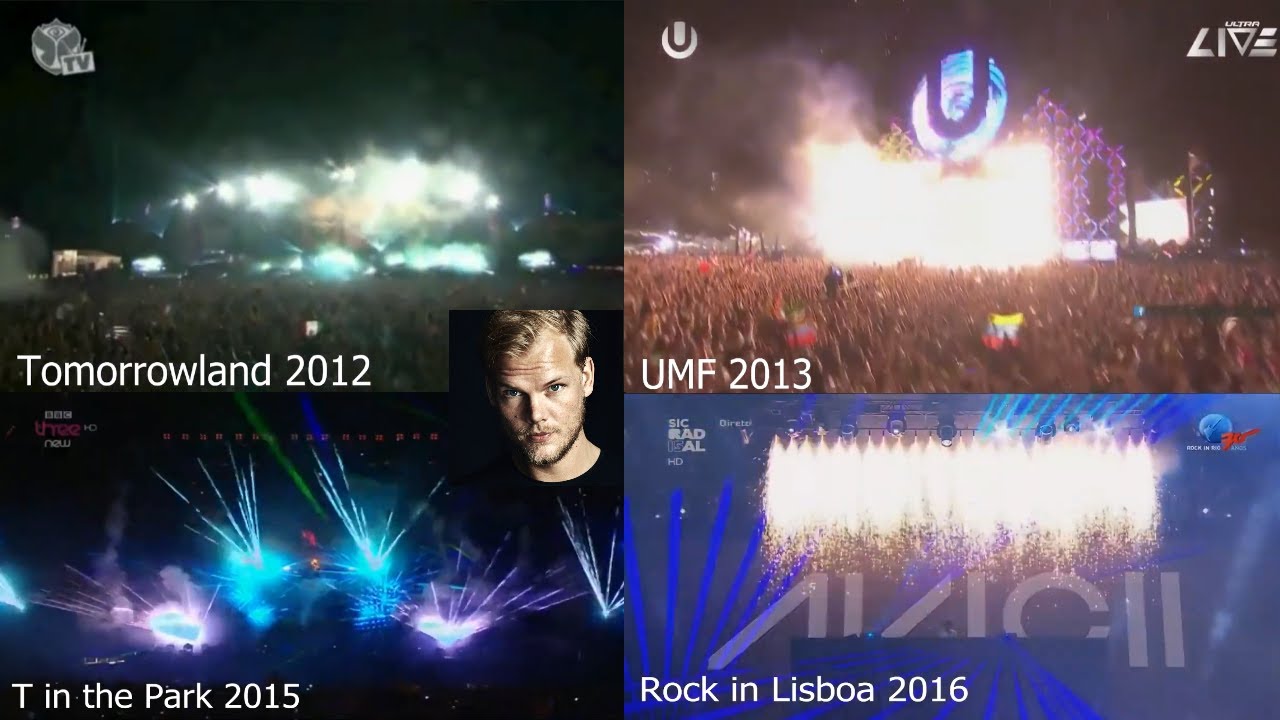 Every time AVICII played LEVELS LIVE! I 10 years of LEVELS - YouTube