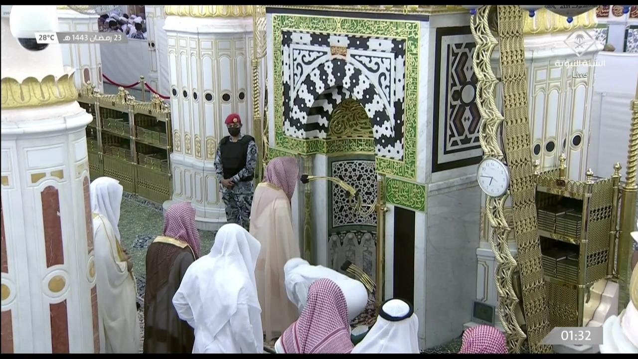 23rd Ramadan 1443 Madeenah Tahajjud Sheikh Ahmad al Hudhaify - YouTube