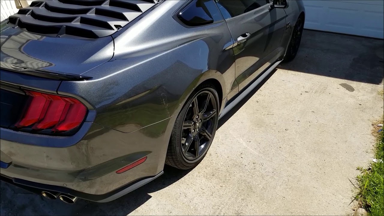 Driving A 2019 Mustang GT With Open Headers, No Cats, It's LOUD! - YouTube