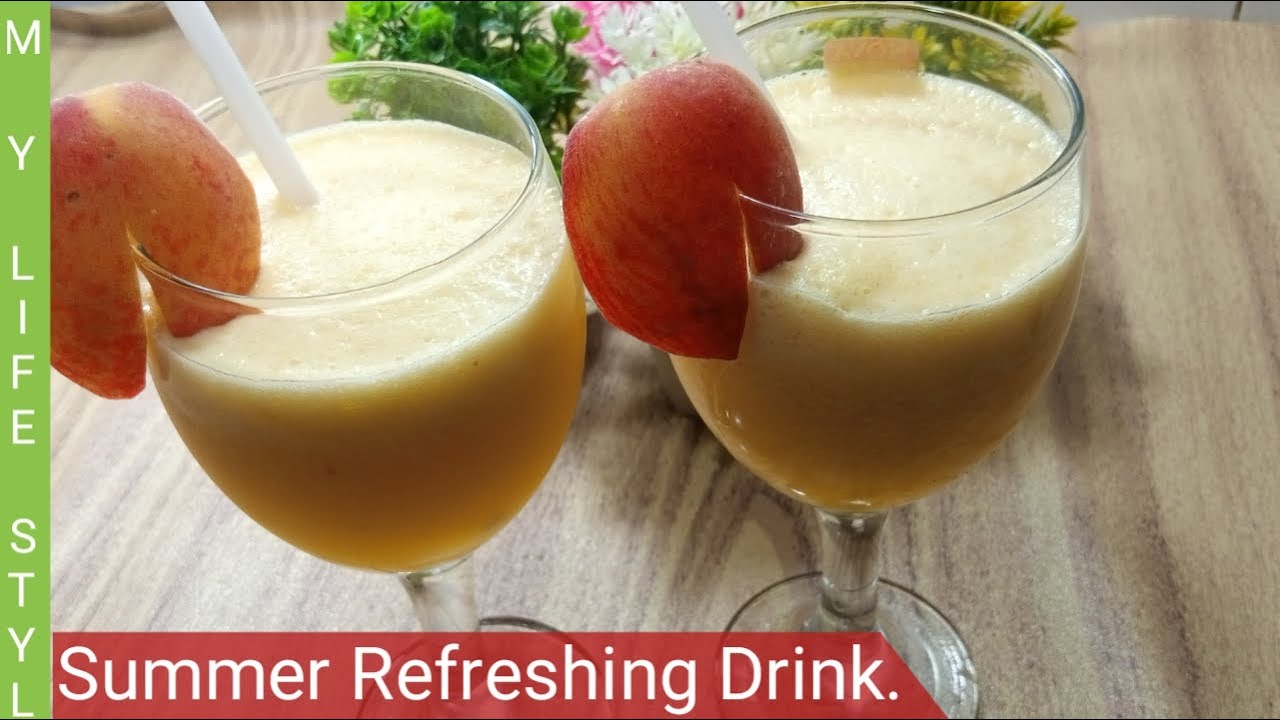 Summer Refreshing Peach Puls 7 up drink Recipe | by My life Style ...