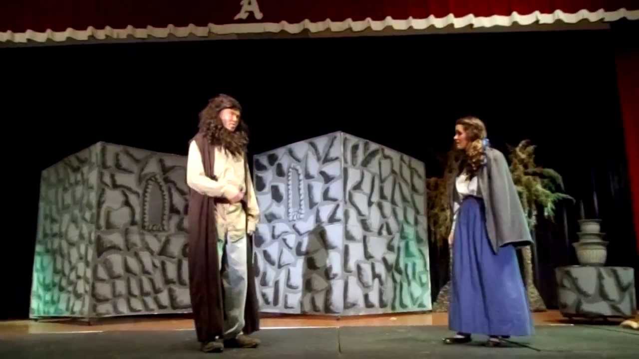 Nikki Pool and Andrew Epperson - Beauty and the Beast play - Abundant Life - YouTube