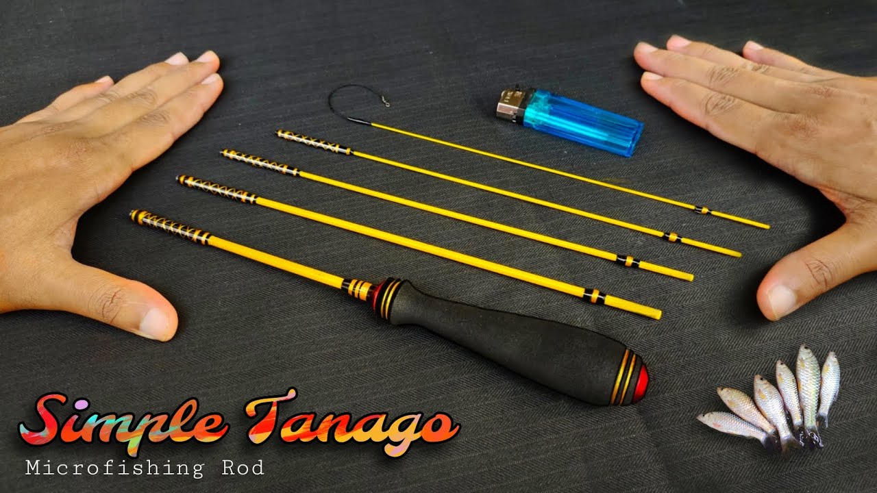 Cara Membuat Joran Microfishing TANAGO - Yang Bagus dan Murah - YouTube