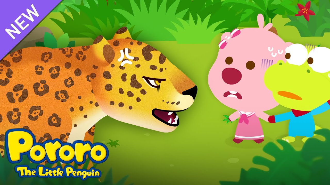 Pororo Amazon Adventure | The King of the Jungle, Jaguar | Kids ...