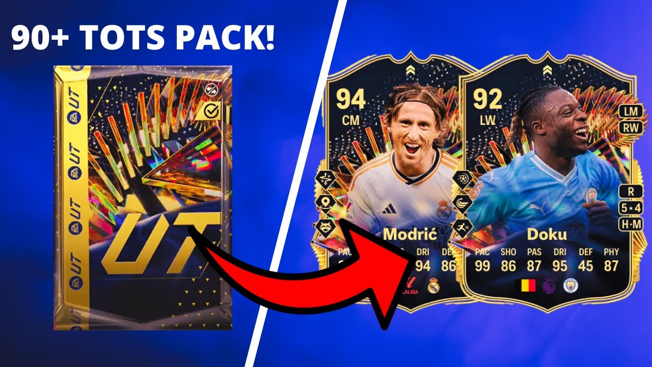 90+ TOTS LIVE GUARANTEE PACK! 😱 FC 24 Ultimate Team - YouTube