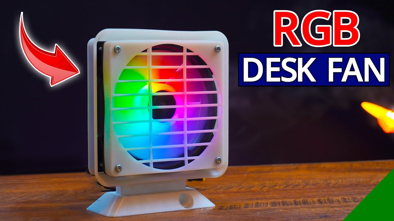 DIY RGB Desk Fan with Adjustable Speed Control | Perfect Home ...