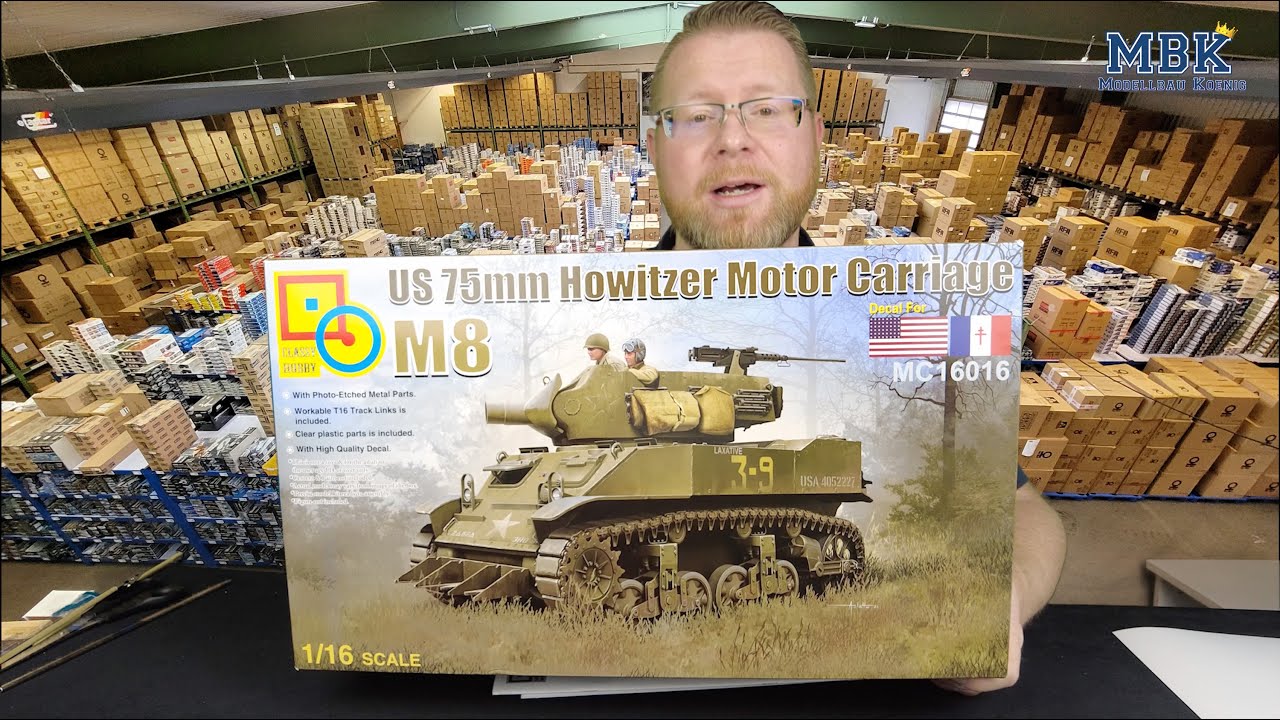 MBK packt aus #1133 - 1:16 US 75mm M8 Howitzer Motor Carriage (Classy ...