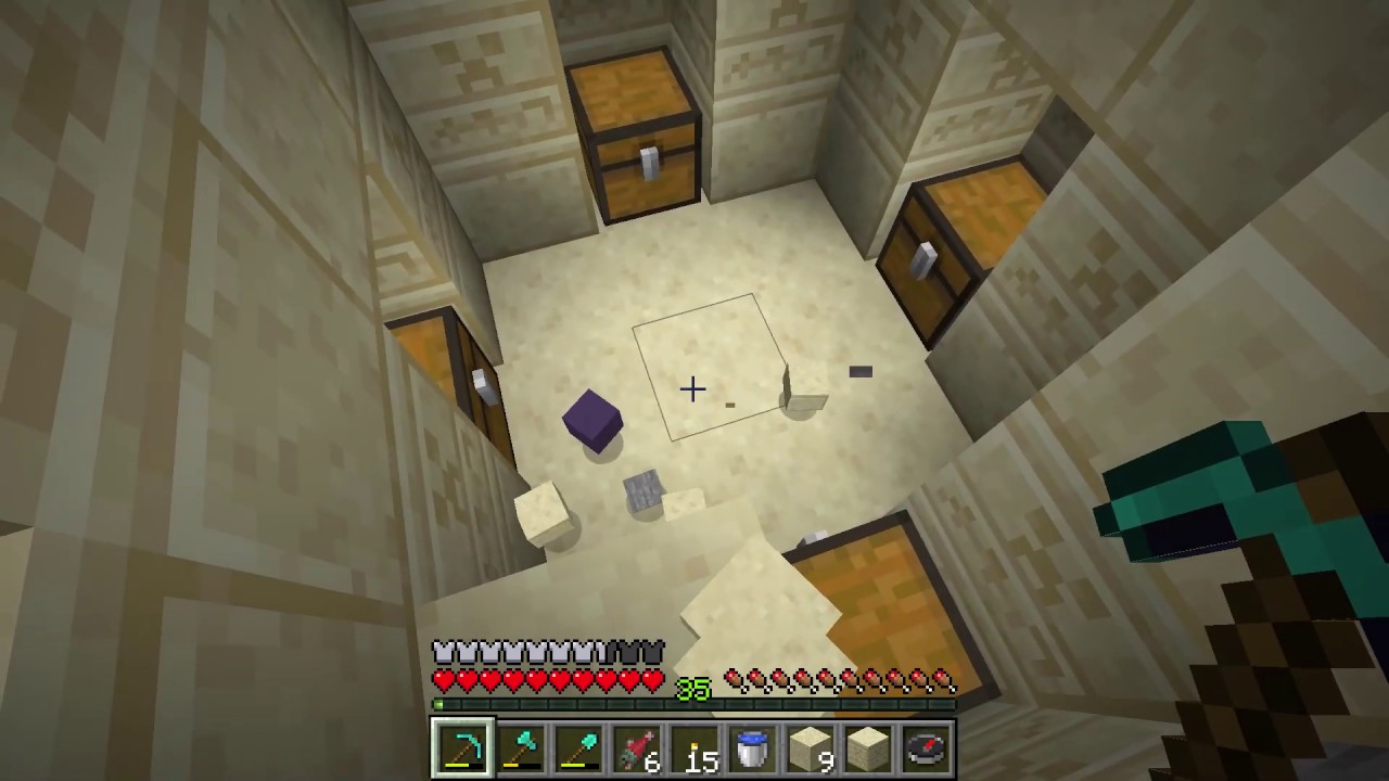 How to get to Chests in Desert Ruins - Minecraft - YouTube