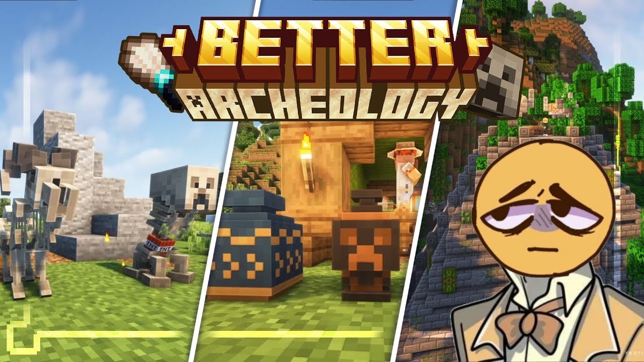 Minecraft Better Archeology Türkçe Mod Tanıtımı ve Öğretici - YouTube