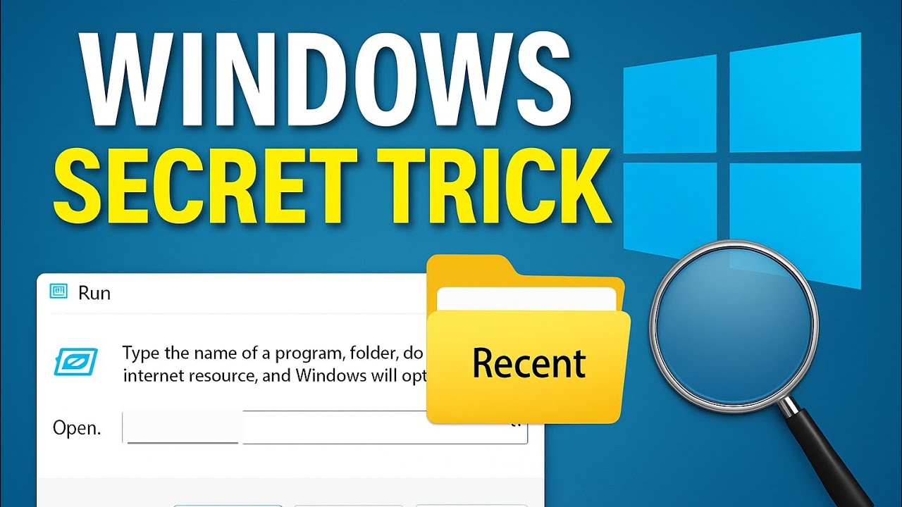How to Find Recently Opened or Created Files in Windows | Secret Trick ...