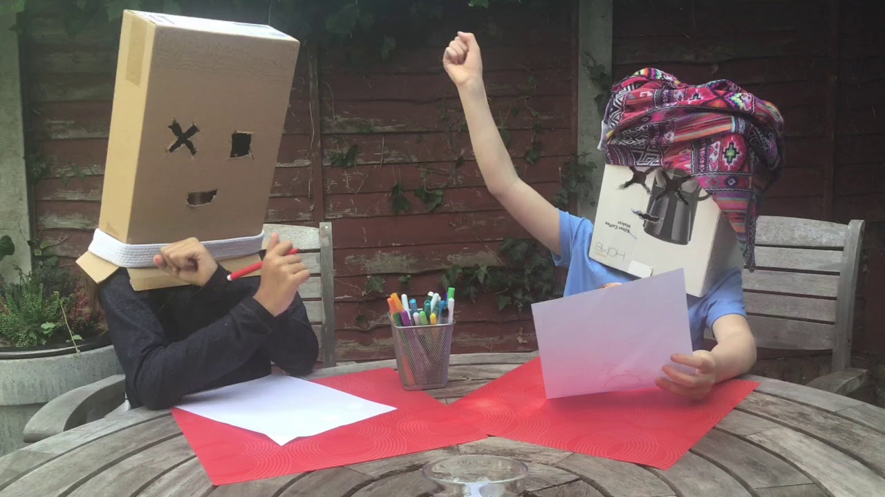 Blindfolded drawing challenge part 1 - YouTube