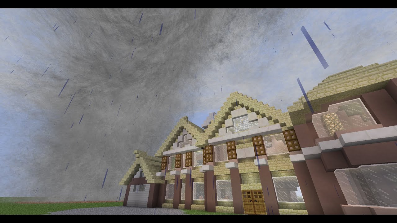 Minecraft Tornado Challenge: Mansion - YouTube