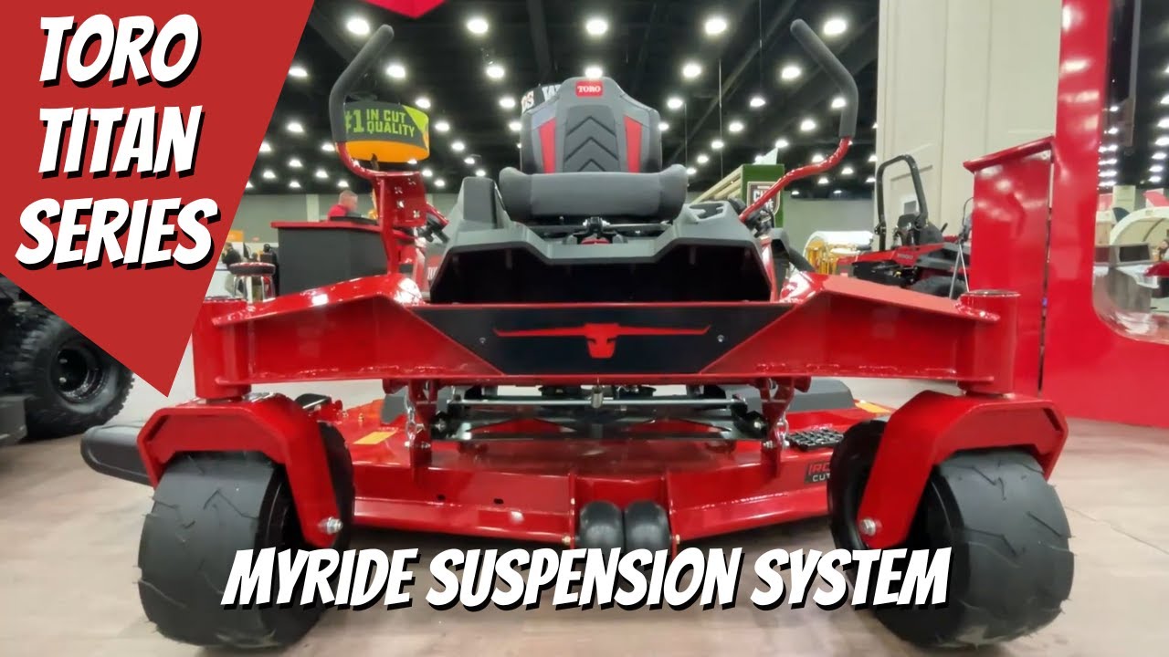 MyRIDE Suspension System on Toro's ALL-NEW TITAN Zero-Turn Mower - YouTube