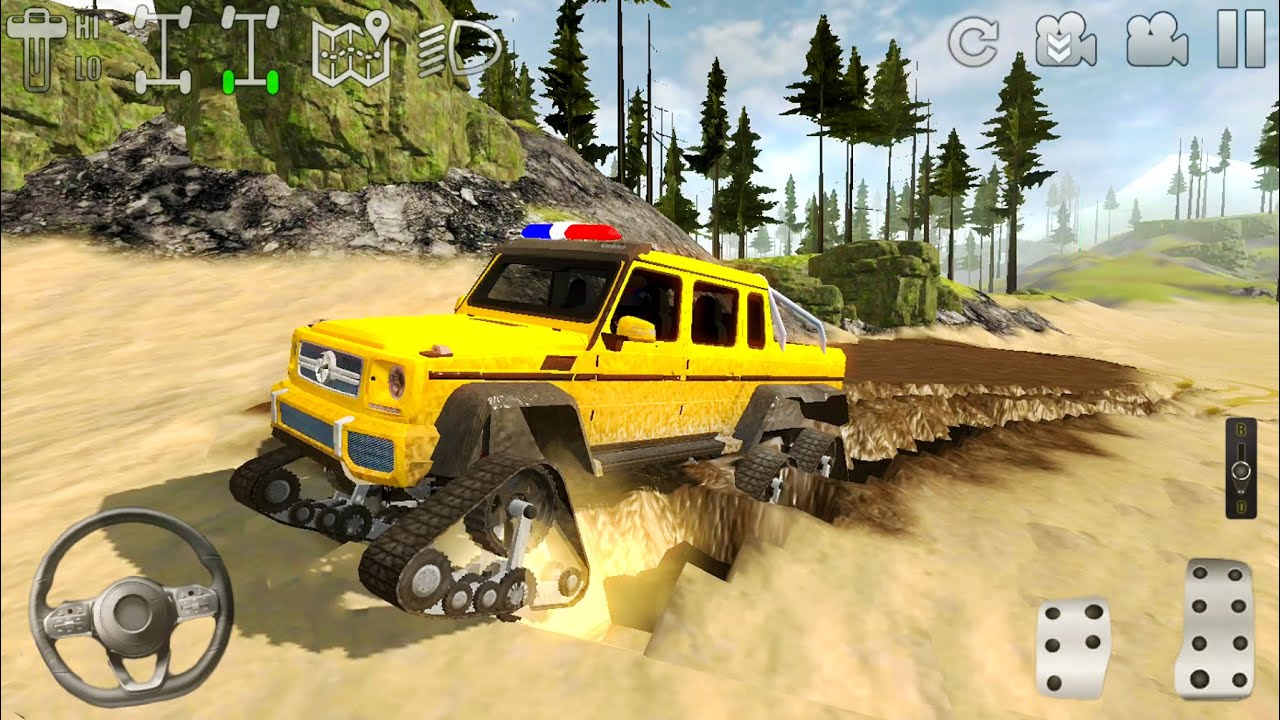 Car On A Tank Track: 6x6 Mercedes SUV - Offroad Outlaws #7 - Android ...