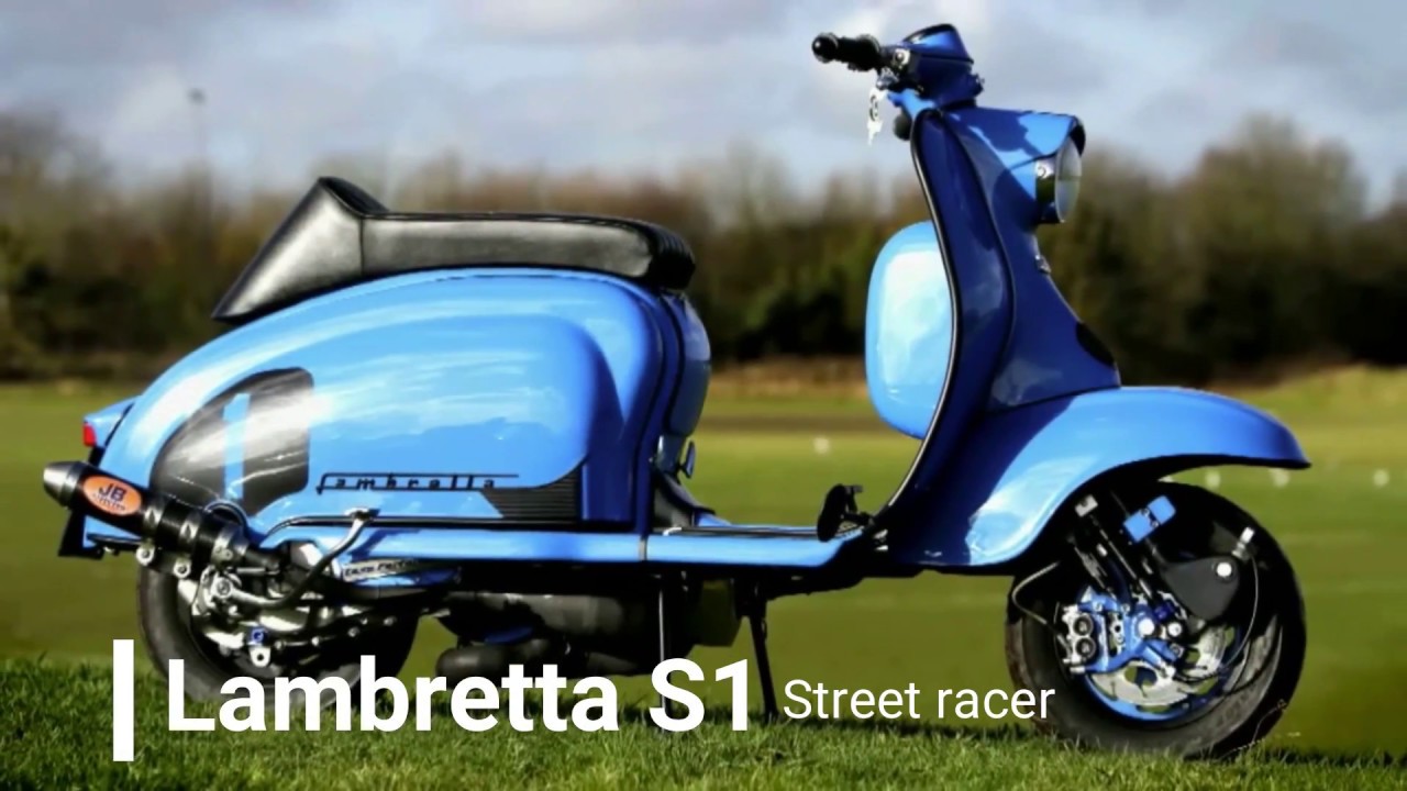 SLUK | JB Tuning Lambretta S1 Casa street racer - YouTube
