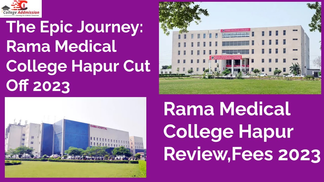Rama Medical College Hapur || Review || Cut off 2024 and Fees - YouTube