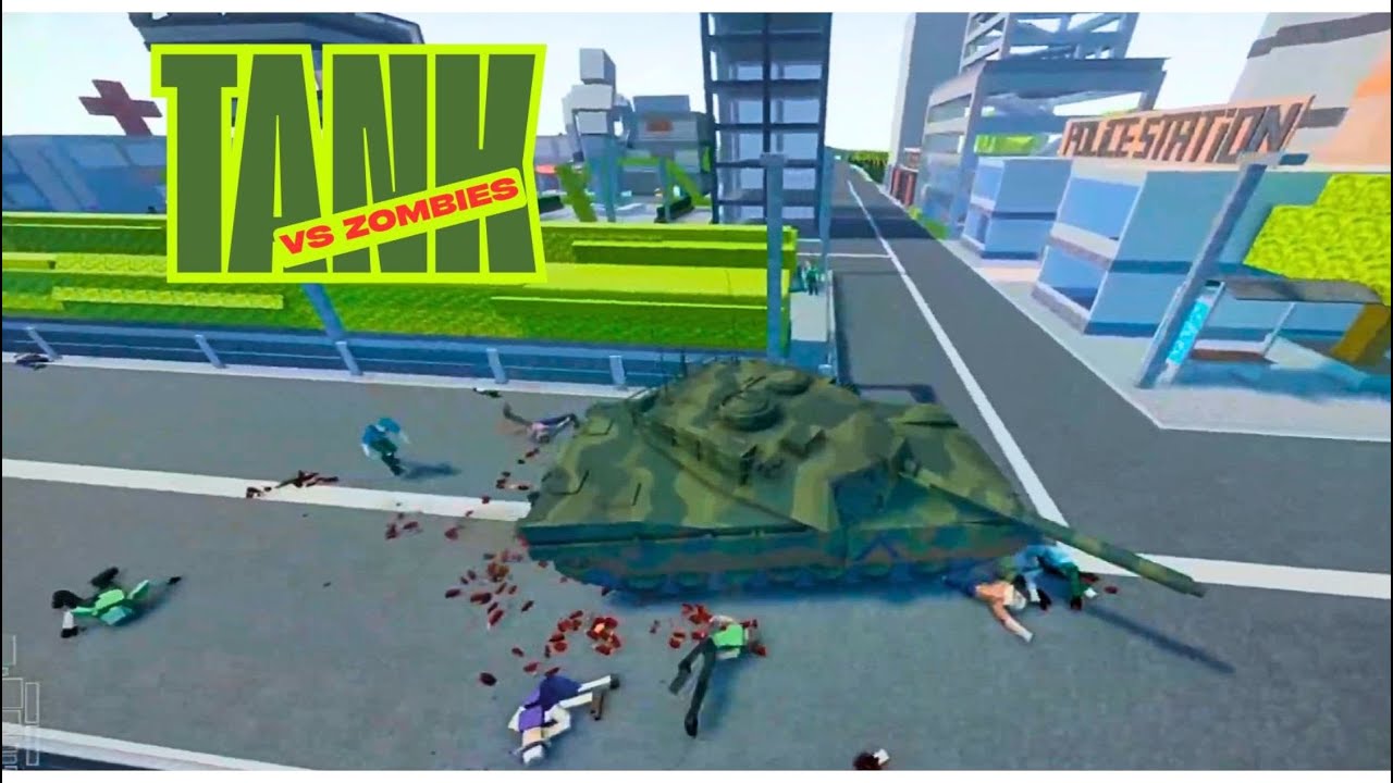 fighting ZOMBIES WITH A TANK! GoreBox - YouTube