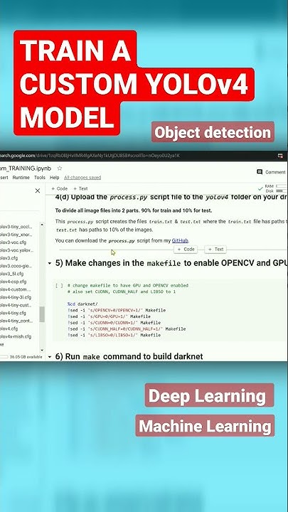 Train Yolov4 Object Detection Model Shorts Deeplearning Machinelearning Yolov4