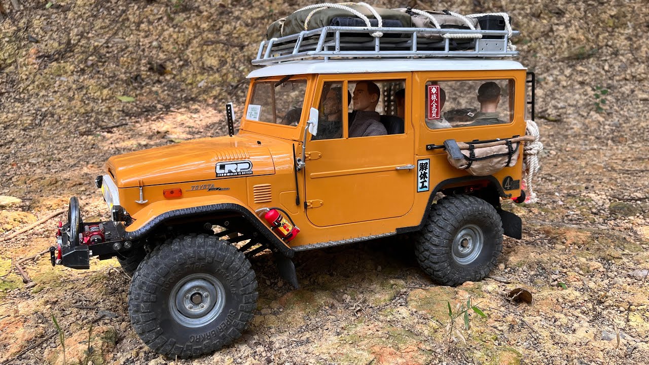RC FMS Toyota FJ40 Land Cruiser 1/10 off road trip rally - YouTube