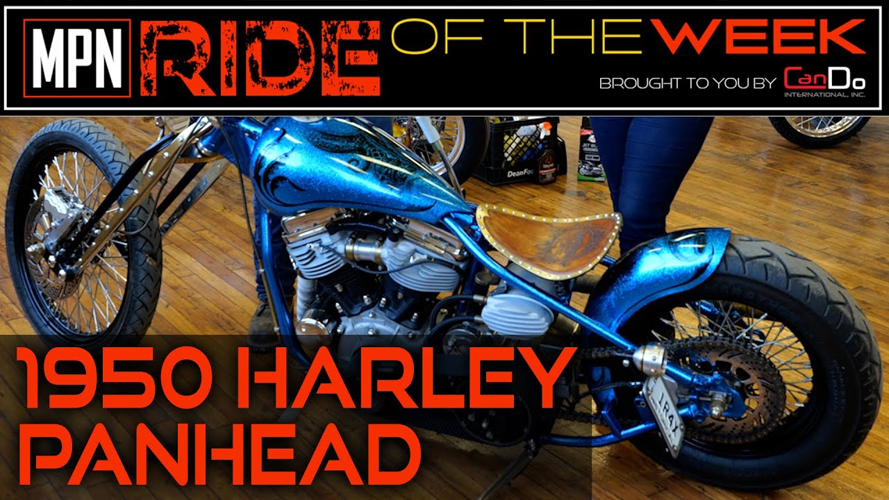 Custom 1950 Harley-Davidson Panhead - YouTube