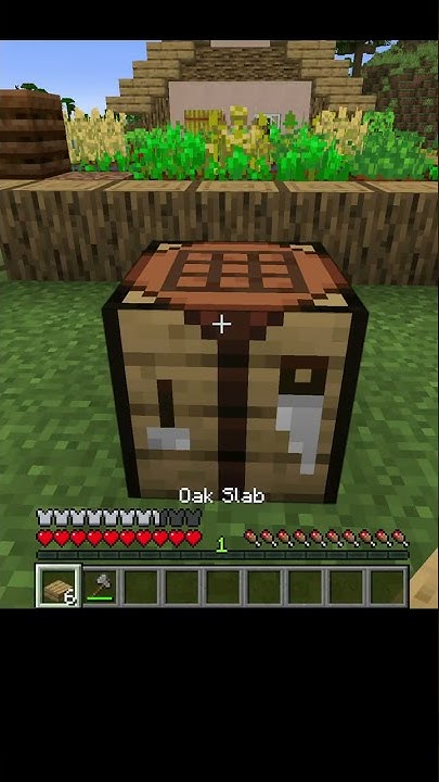 How to make Slabs in Minecraft! - YouTube