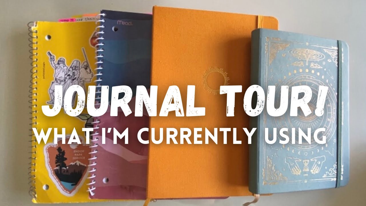 journal tour what journals i’m currently using! - YouTube