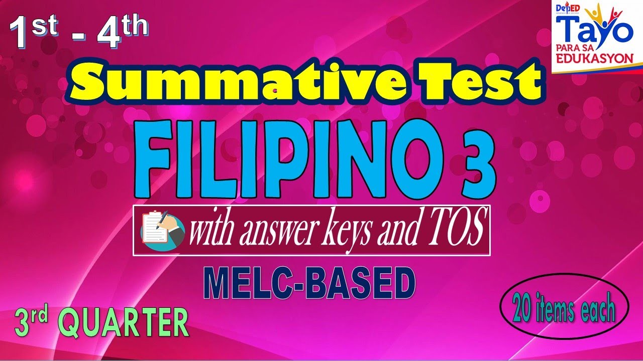 Summative Test No 1 4 Filipino 3 QUARTER 3 YouTube summative-test-no-1-4-filipino-3-quarter-3-youtube