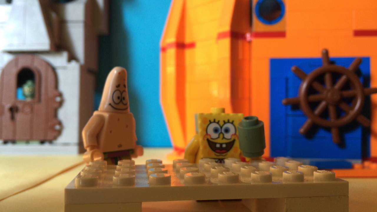 "Bubble Stand" Spongebob Lego Stop Motion - YouTube