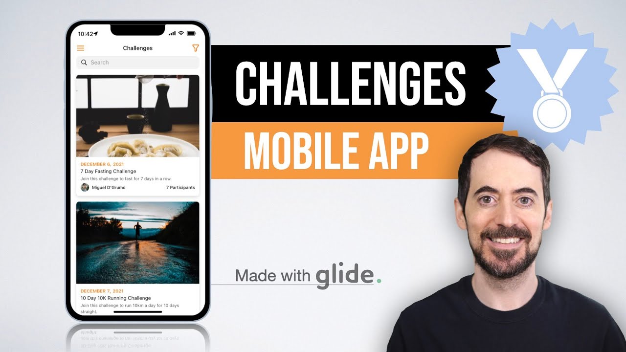 App to Create Online Challenges (Built Without Code) - YouTube