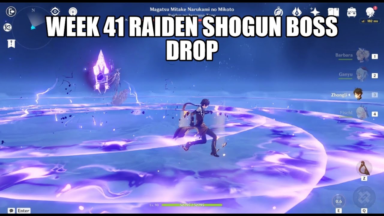 Week 41 Raiden Shogun Boss Drop | Genshin Impact - YouTube