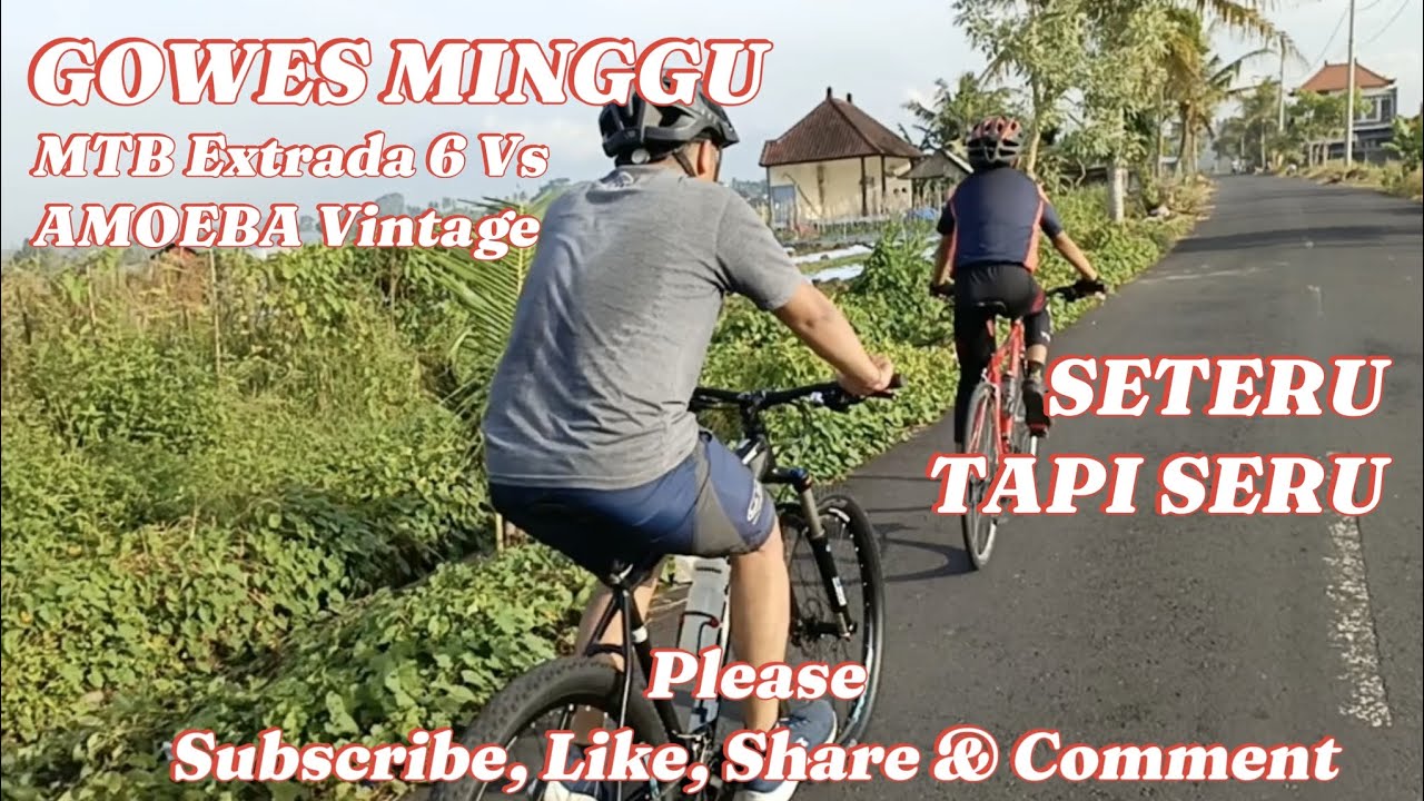 MTB Extrada 6 Vs Vintage Bike AMOEBA, SETERU Tapi SERU, Gowes Minggu ...
