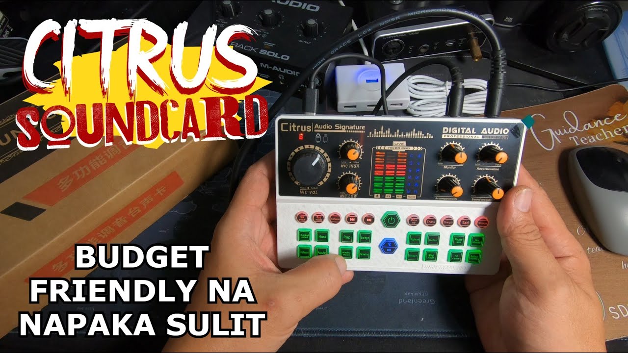 CITRUS SOUND CARD REVIEW | DEMO - YouTube