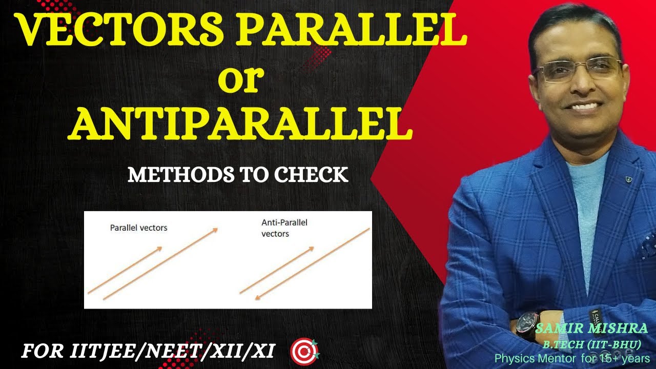 Vectors are Parallel or Antiparallel | Different Methods to Check | in ...